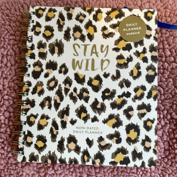 Office | Brand New Non Dated Daily Planner In Fun Print | Poshmark